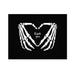 Thank You Skeleton Card | Thank You, Skeleton, Bones, X-ray, Heart ...