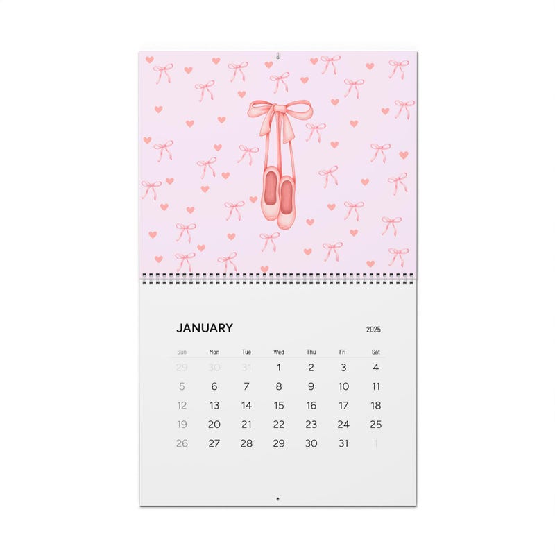 Preppy Calendar 2025 - Etsy