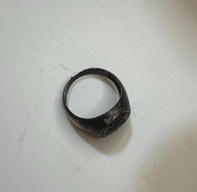 925 Steerling Roman Handmade Glass Ring, Unique Ring, Antique Ring ...