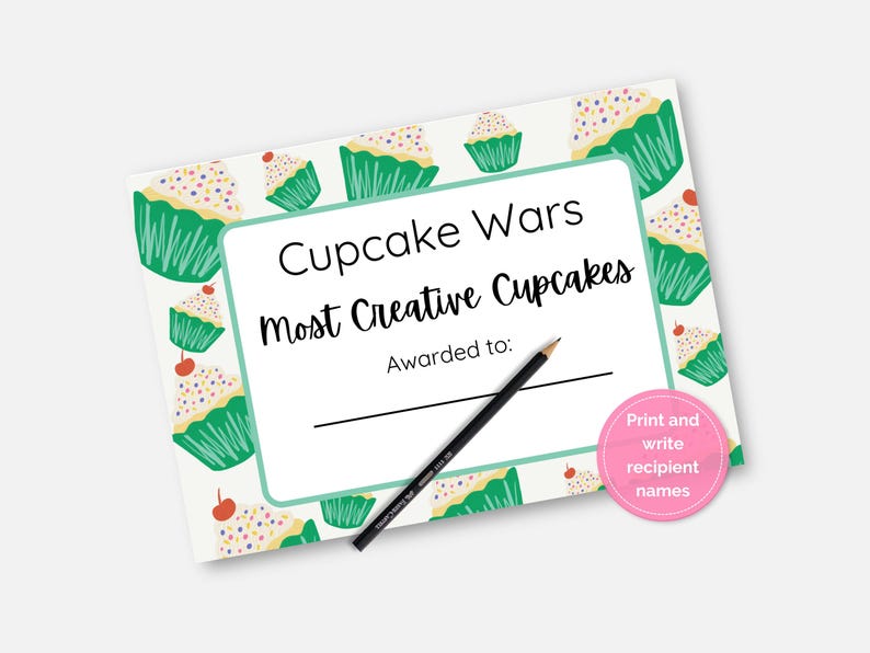 Youth Group Cupcake Wars Activity: Awards, Instructions & Supply List ...