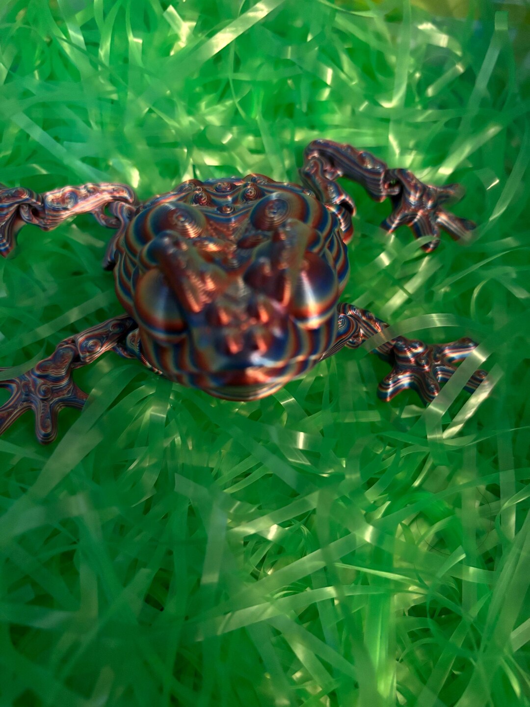 Toad, Cute, Detailed, Articulated, 3D Printed Glow in the Dark/ Non ...