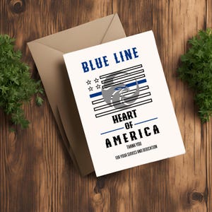 Police Officer Card for Officer Appreciation Day Gift Idea for Law ...