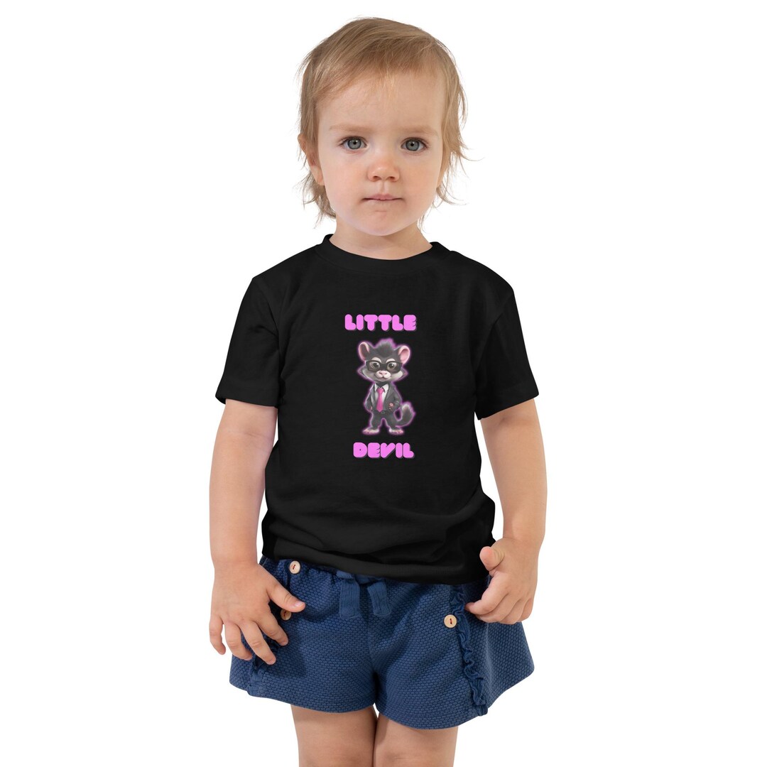 Girl Tasmanian Devil 'little Devil' Kids Tee - Etsy