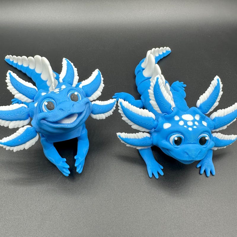 Large 3d Print Axolotl - Etsy