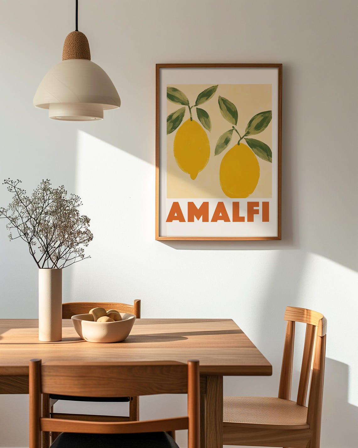 Amalfi Lemons | Italian Kitchen Decor | Mediterranean Art | Digital ...