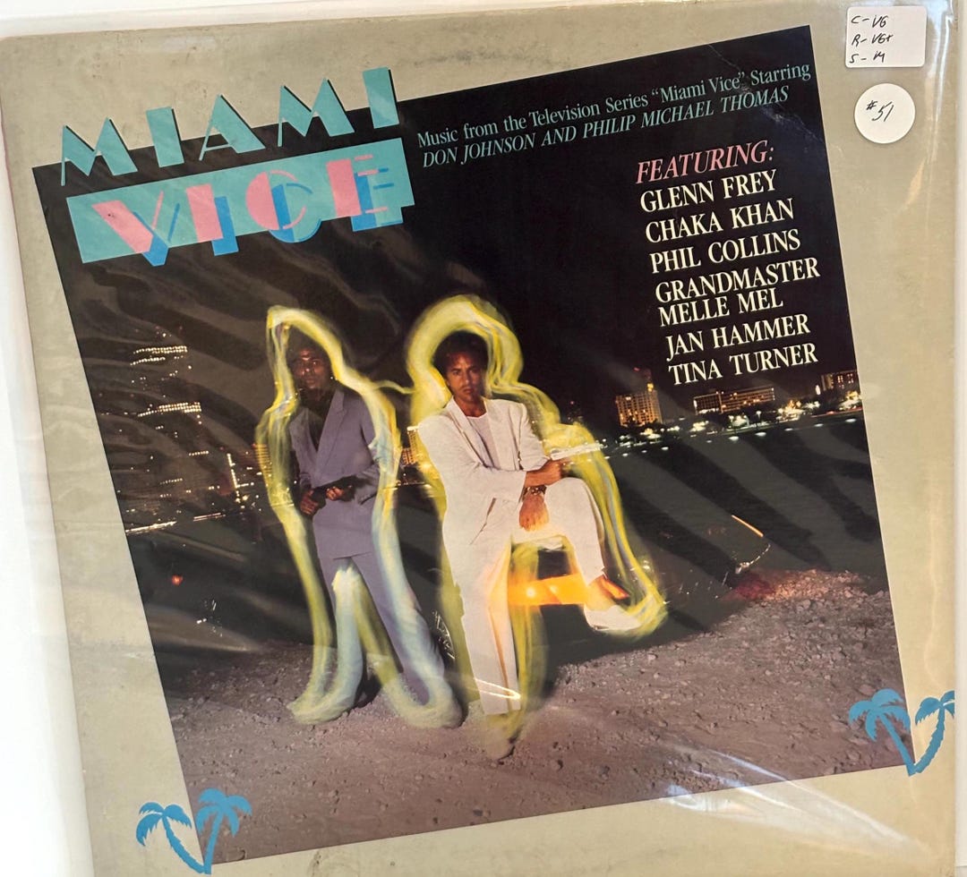 Miami Vice - Music From the Television Series - 1985 Soundtrack Vinyl ...