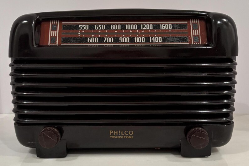 Philco 61 Transitone - 1946 AM Tube Radio - Restored Vintage Classic - Etsy