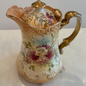 VERY RARE - Antique Royal Crown Devon "bute" Chocolate or Coffee Pot ...