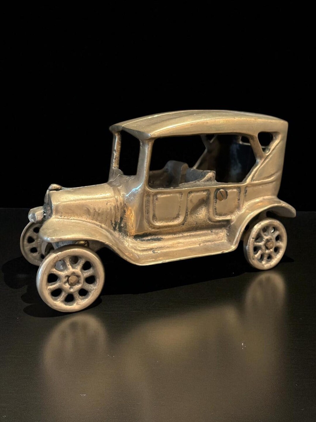Solid Brass Model T Car – Vintage Brass Car Figurine – Classic Antique ...