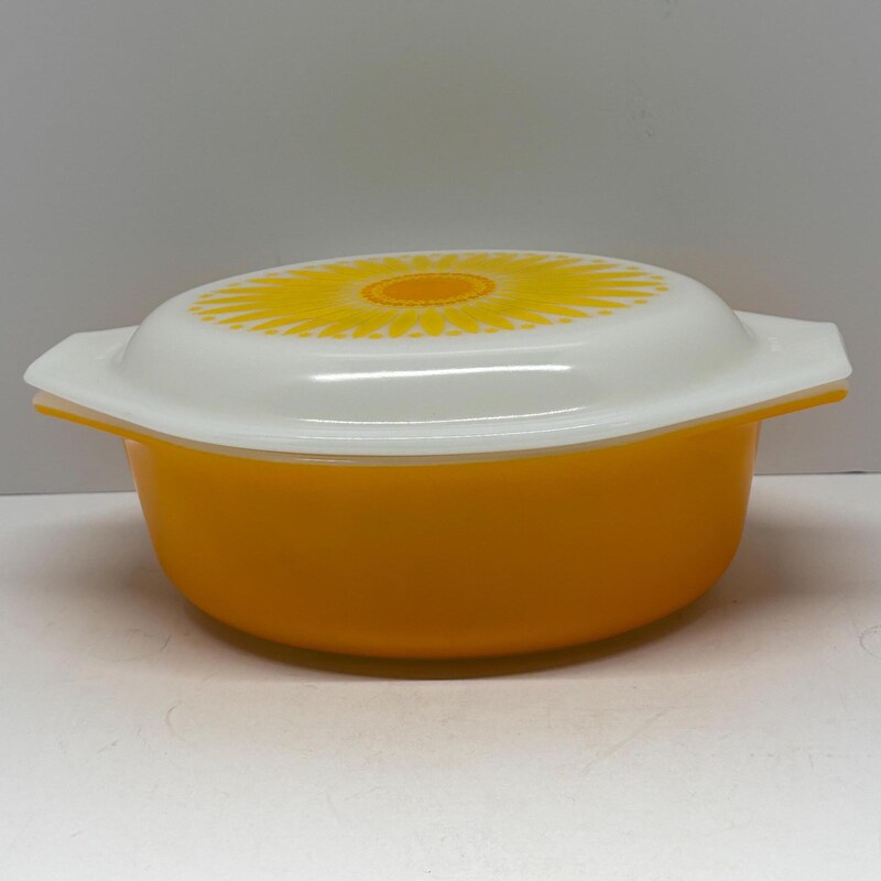Pyrex Sunflower - Etsy