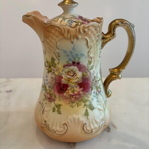 VERY RARE - Antique Royal Crown Devon "bute" Chocolate or Coffee Pot ...