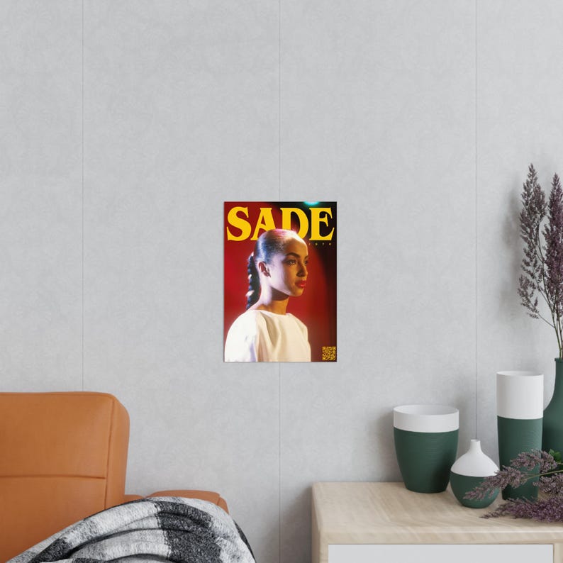 Sade Smooth Operator Poster, Sade Poster, Sade Music Poster, Framed ...
