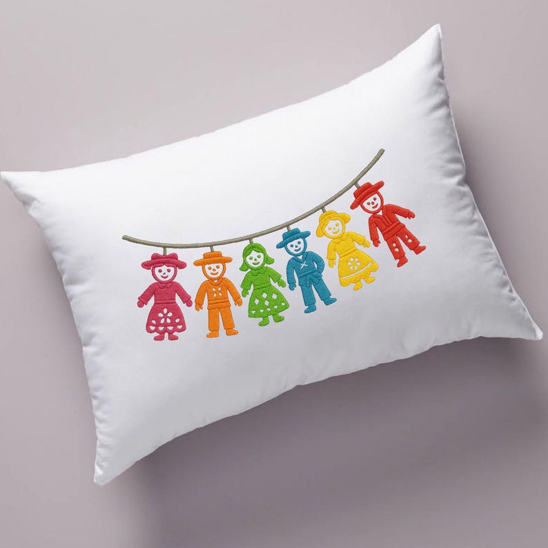 Mexican Papel Picado Embroidery File Lele Doll Charro Embroidery ...