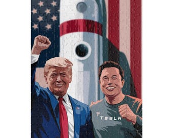 Daddy's Home Jigsaw Puzzle (110, 252, 520, or 1014-piece), Trump 2024 ...