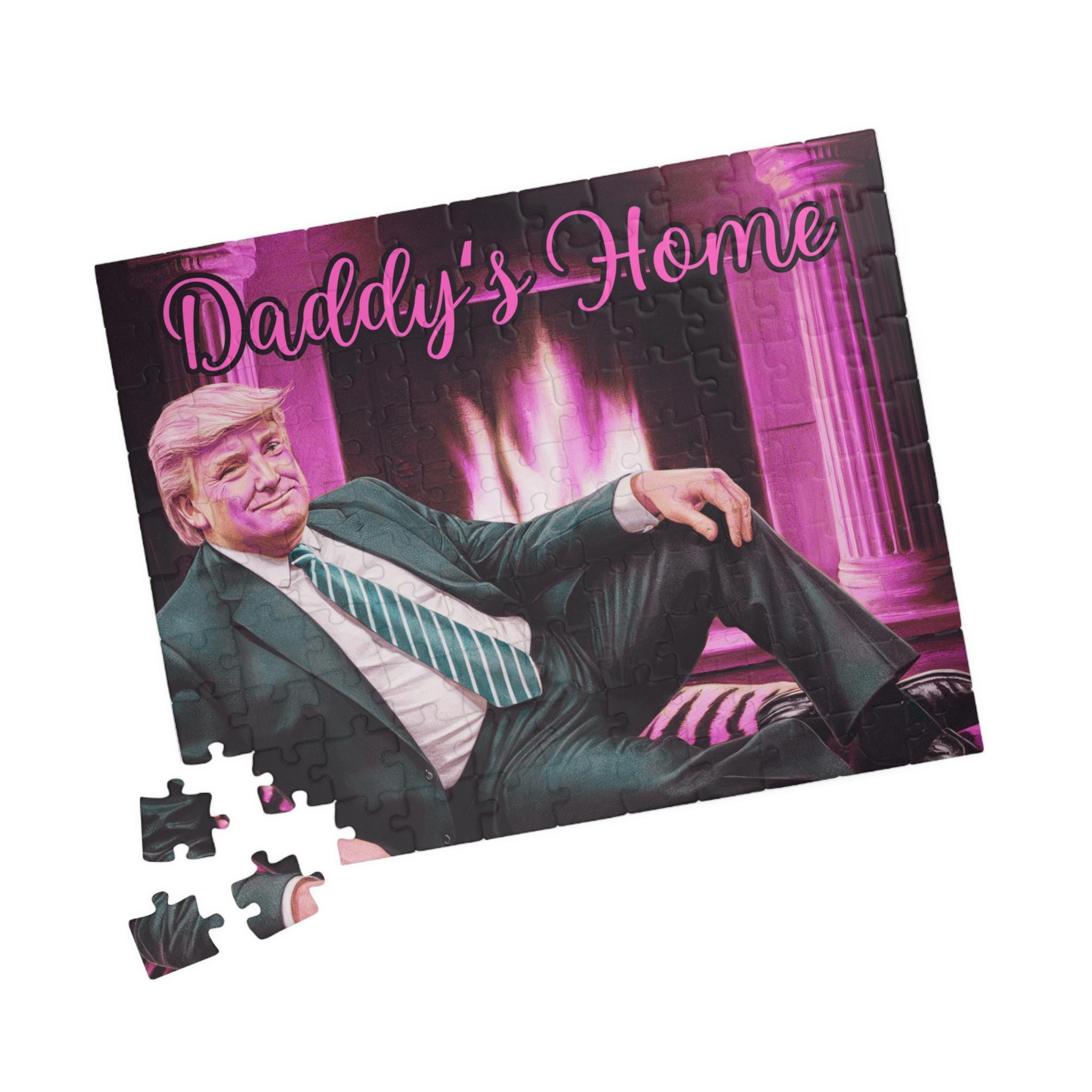 Daddy's Home Jigsaw Puzzle (110, 252, 520, or 1014-piece), Trump 2024 ...