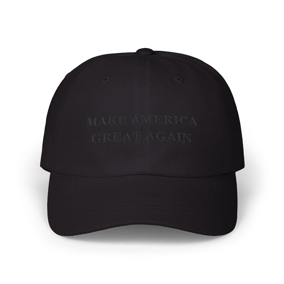 Blackout MAGA Hat, Trump Dark MAGA Hat, Black MAGA Hat, Make America ...