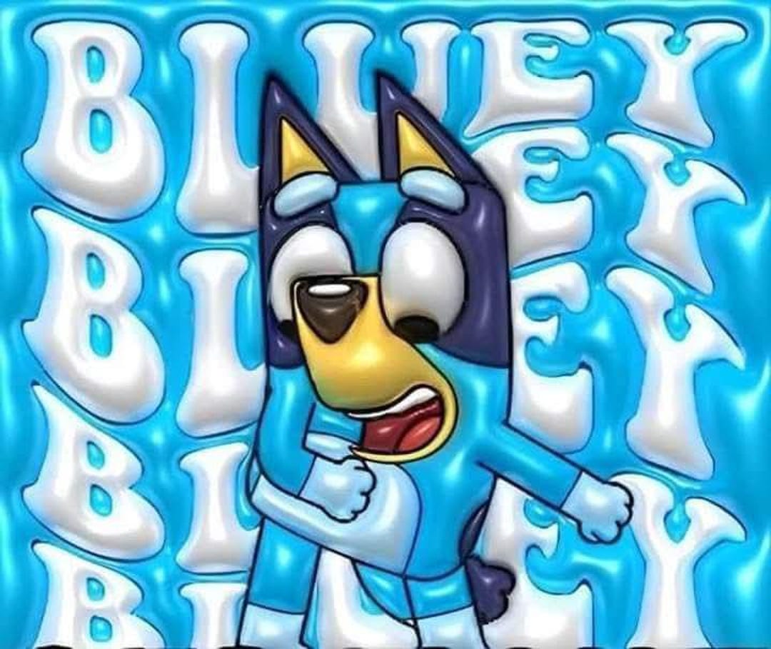 Bluey 3D Inflated - Etsy