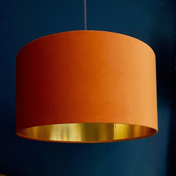 Orange Lamp Shade - Etsy