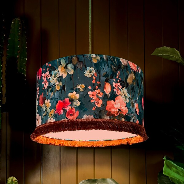 Fringed Lampshade - Etsy