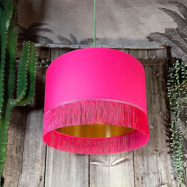 Pink Lampshade - Etsy