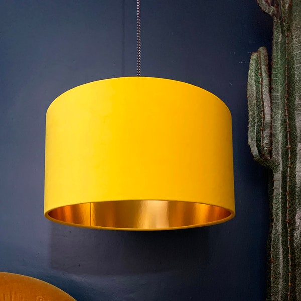 Yellow Lampshade - Etsy