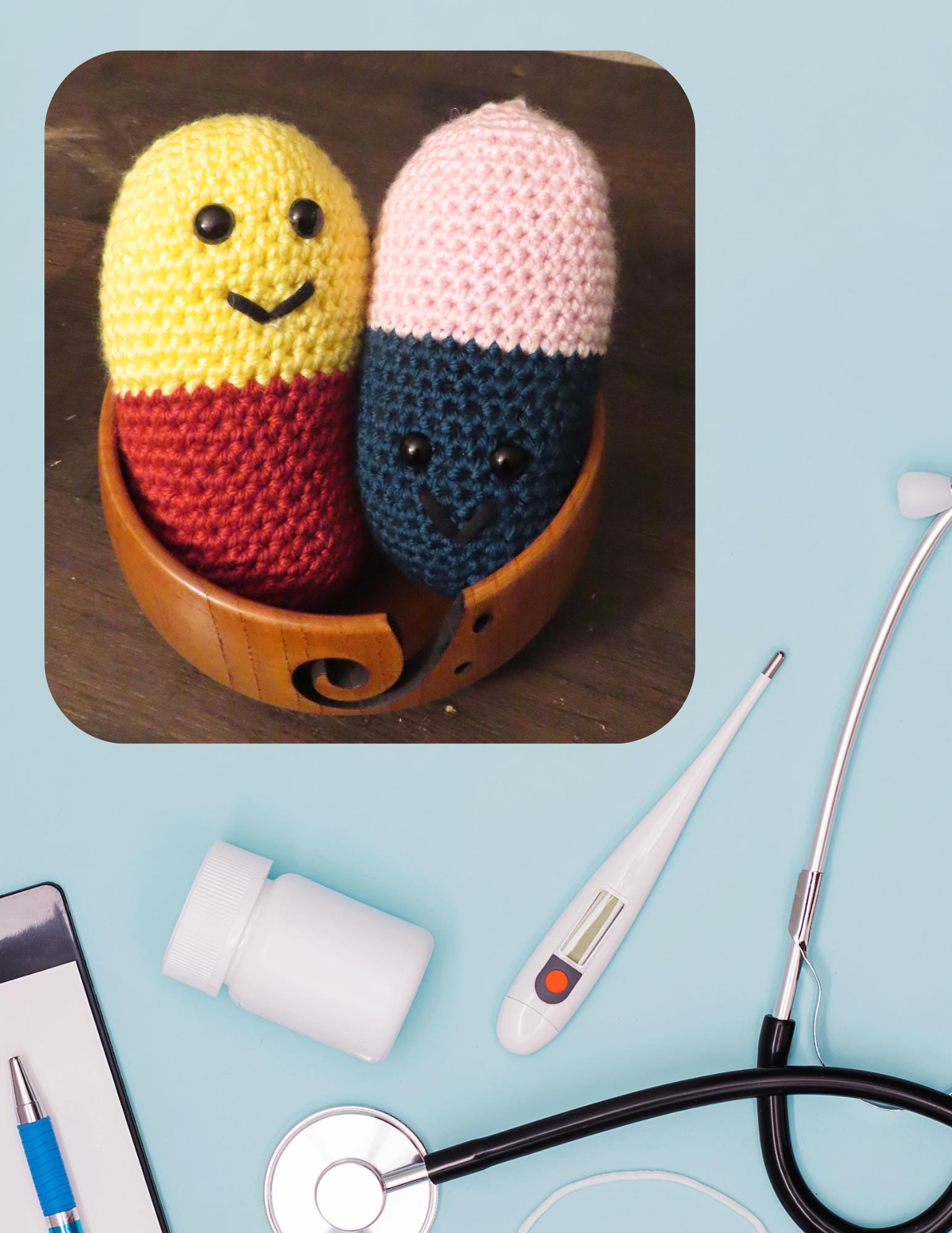 Pill Plushie Crochet Pattern – DIY Amigurumi Capsule Toy | Beginner ...