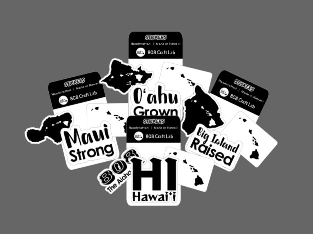Hawaiʻi Represent Sticker Packs - Etsy