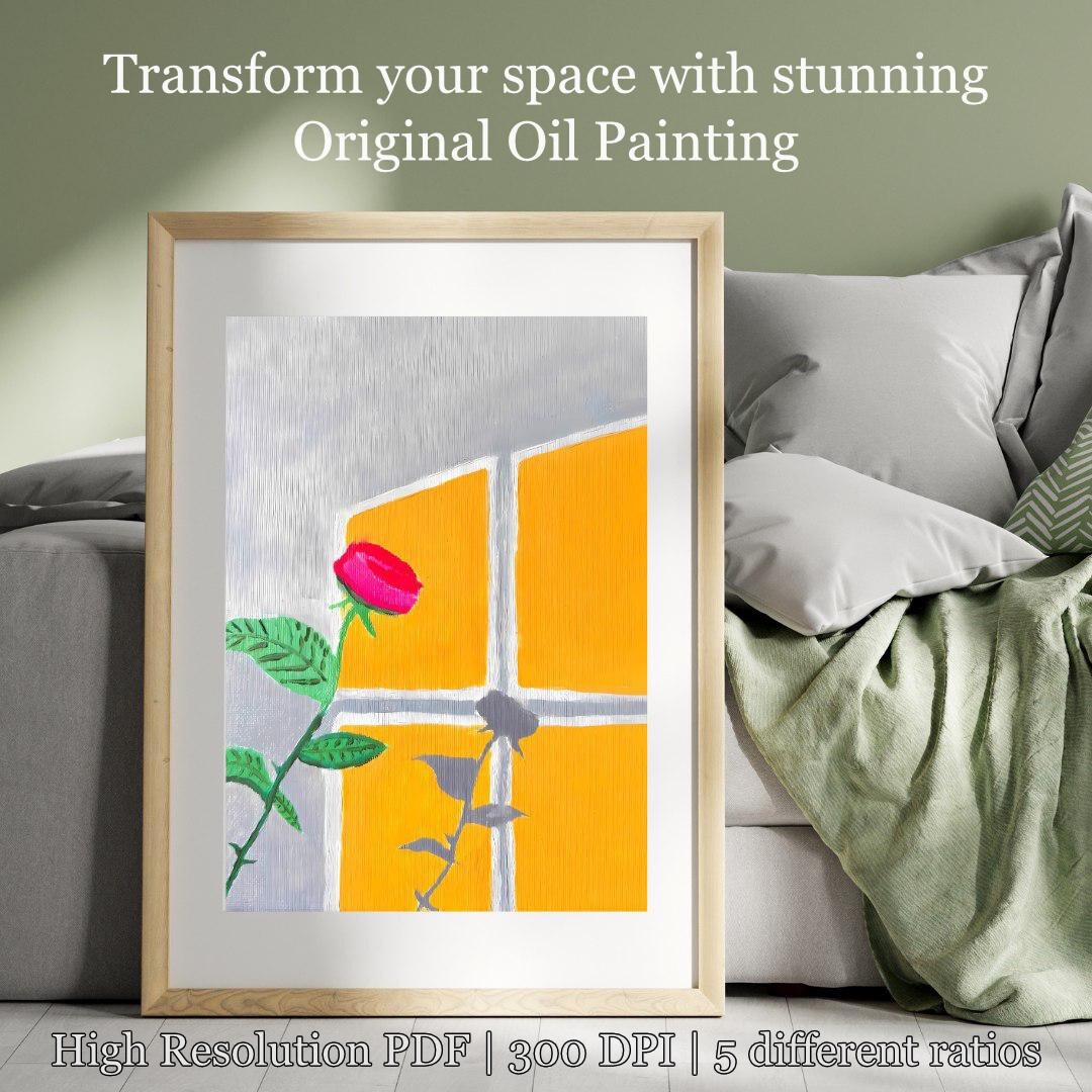 Digital Art Print Original Oil Painting on Canvas High Resolution Art ...