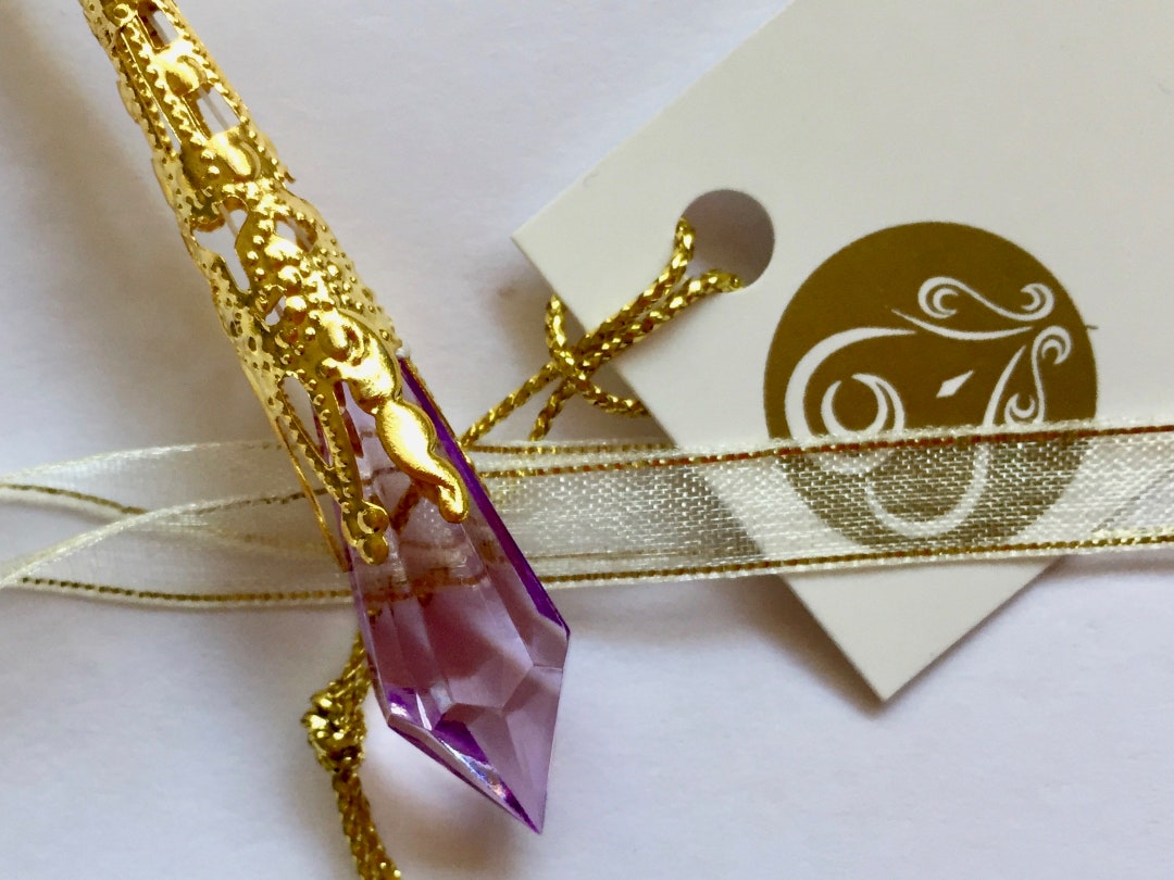 Handmade Beaded Wedding Favour, Good Luck Gift, Bridal Gift, Purple and ...