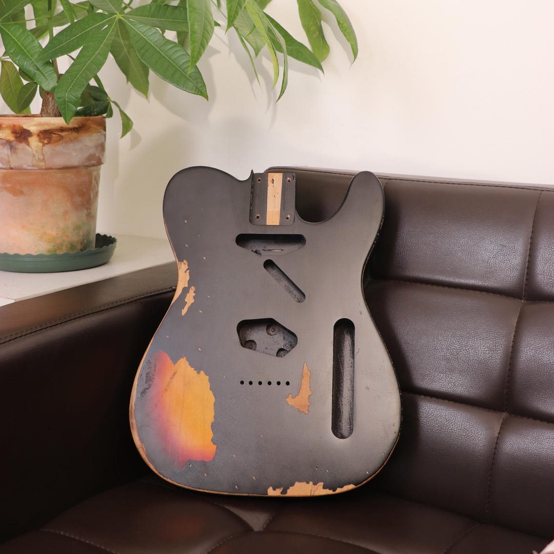 Relic DIY Guitar TL Electric Guitar Alder Body Vintage Black - Etsy