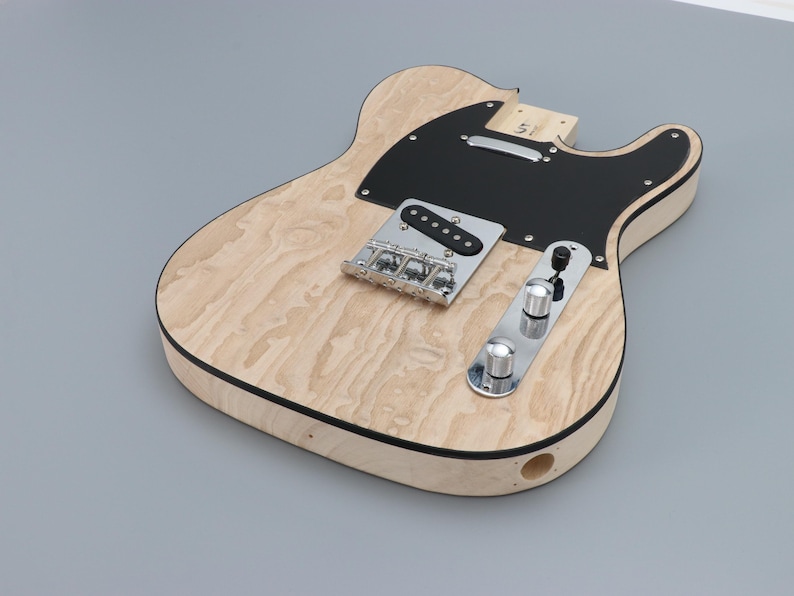 DIY Electric Guitar Kit 6 String Beginner Unfinished Kit Basswood Body ...