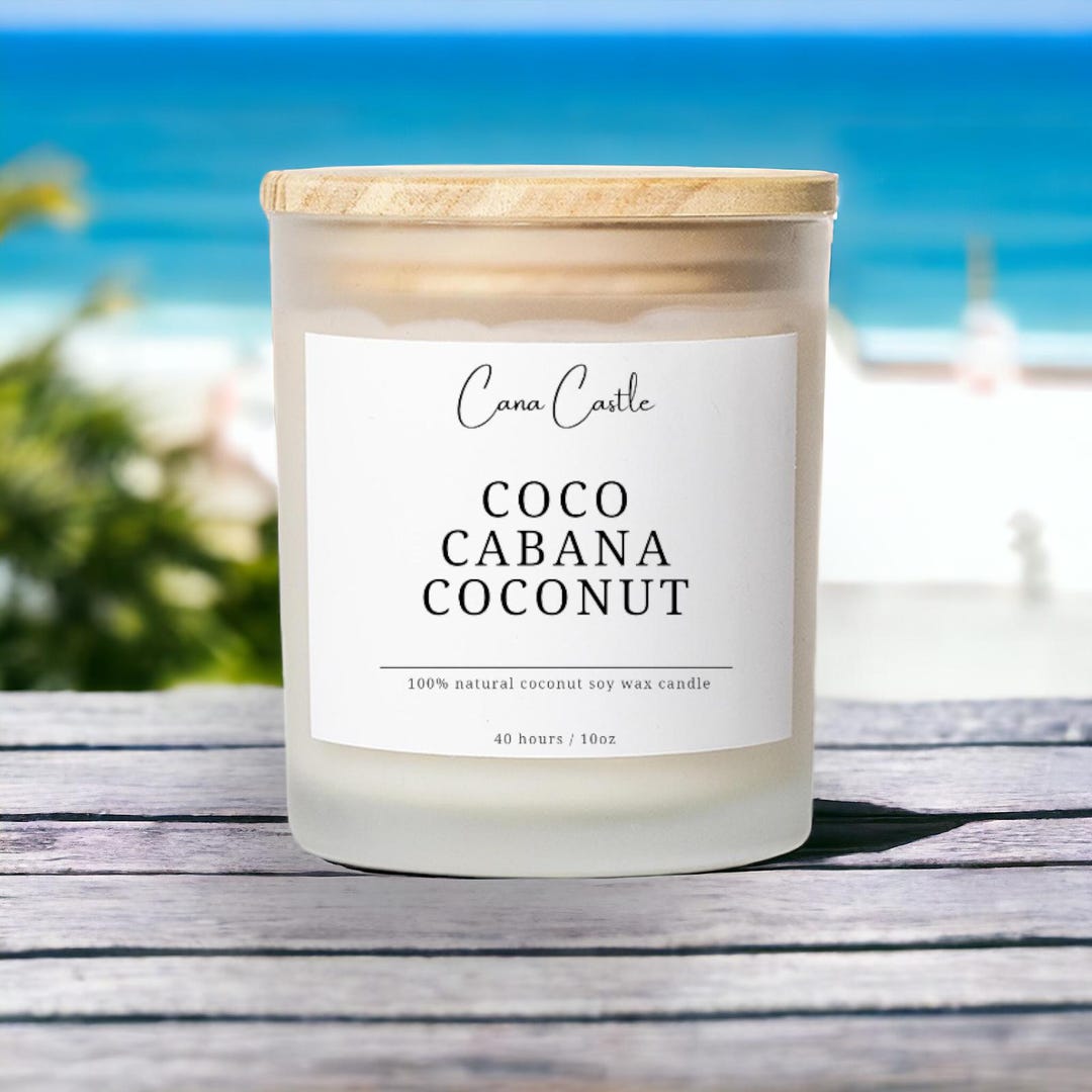 Coco Cabana Coconut Candle - Scented Candle - Etsy
