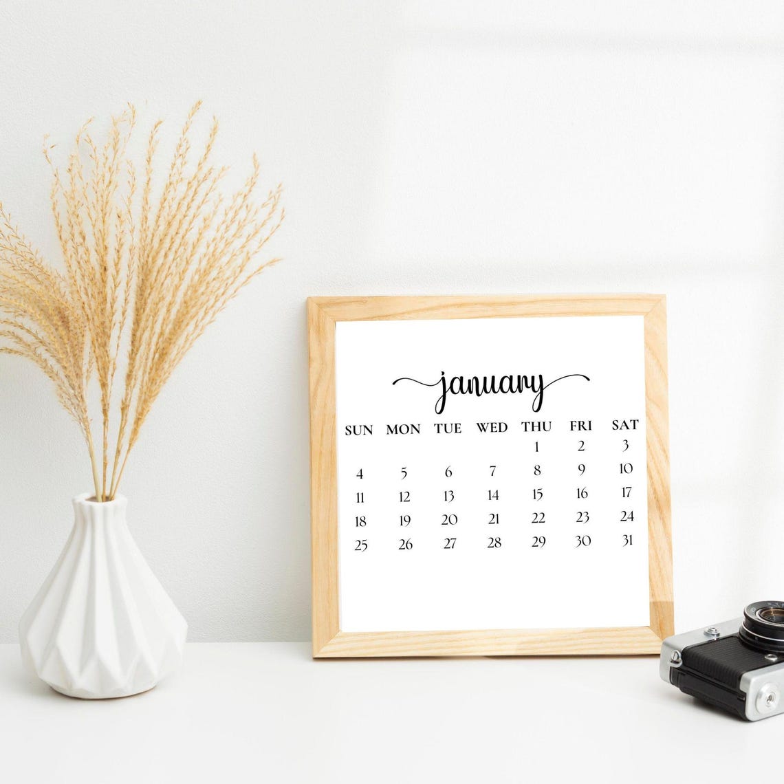 2026 Mini Calendar Cards 3x3 & 5x5 Inch Calendar Square 2026 Pocket ...