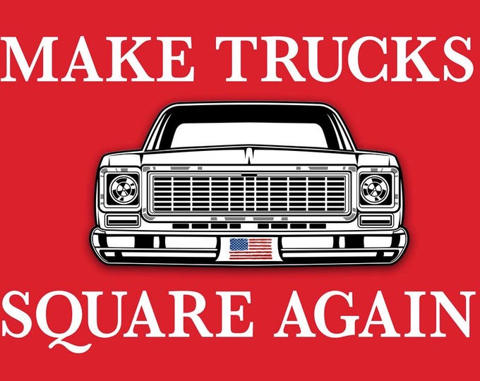 Vintage Chevrolet Squarebody Frontend Snapback Truck Hat | Custom Laser ...