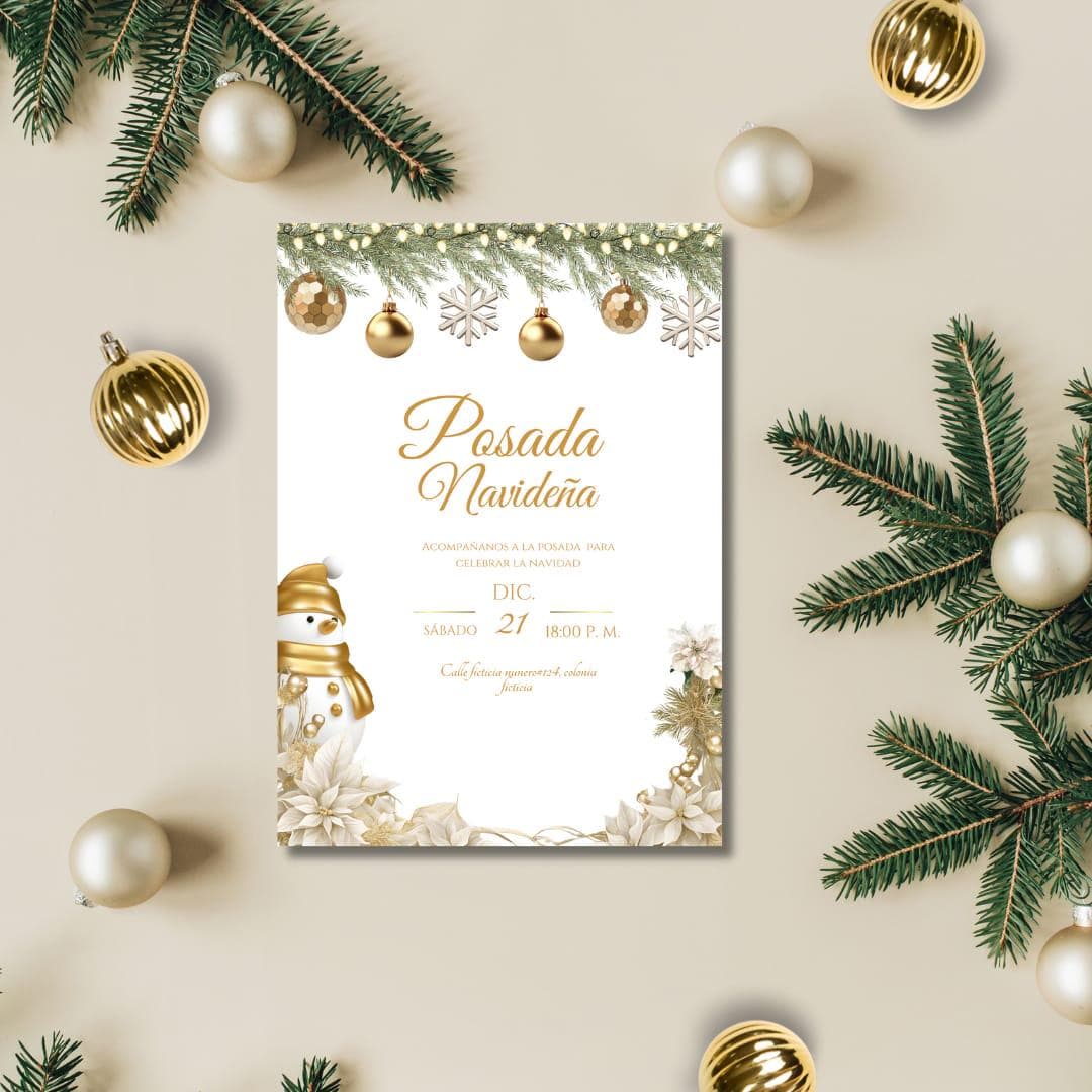 Christmas Posada Invitation, Editable Christmas Party Invitation, Instant Download, Printable ...