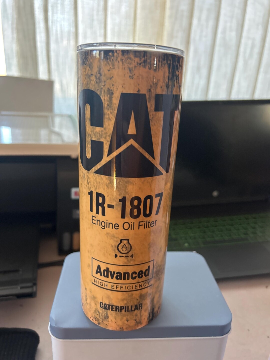 CAT Oil Filter Tumbler - Etsy