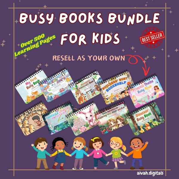 Busy Books - Etsy