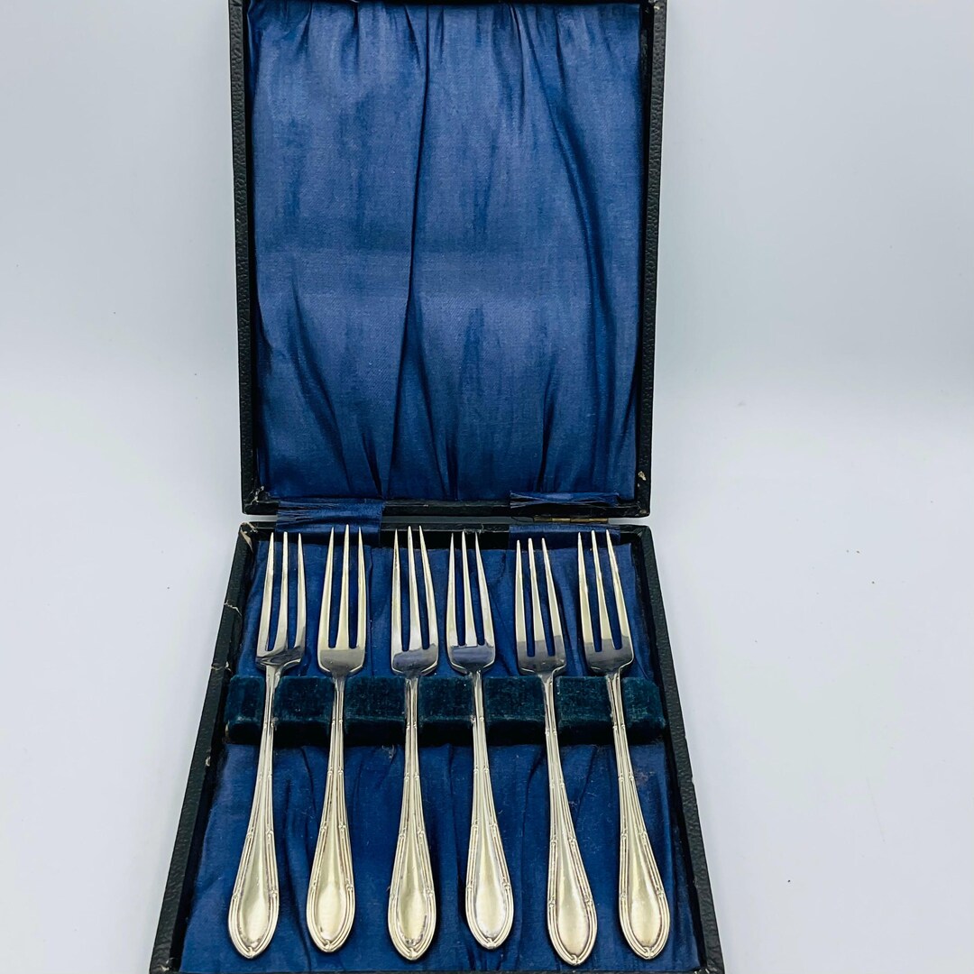 Strawberry Forks, Vintage Set in Presentation Case, Silver Plate - Etsy