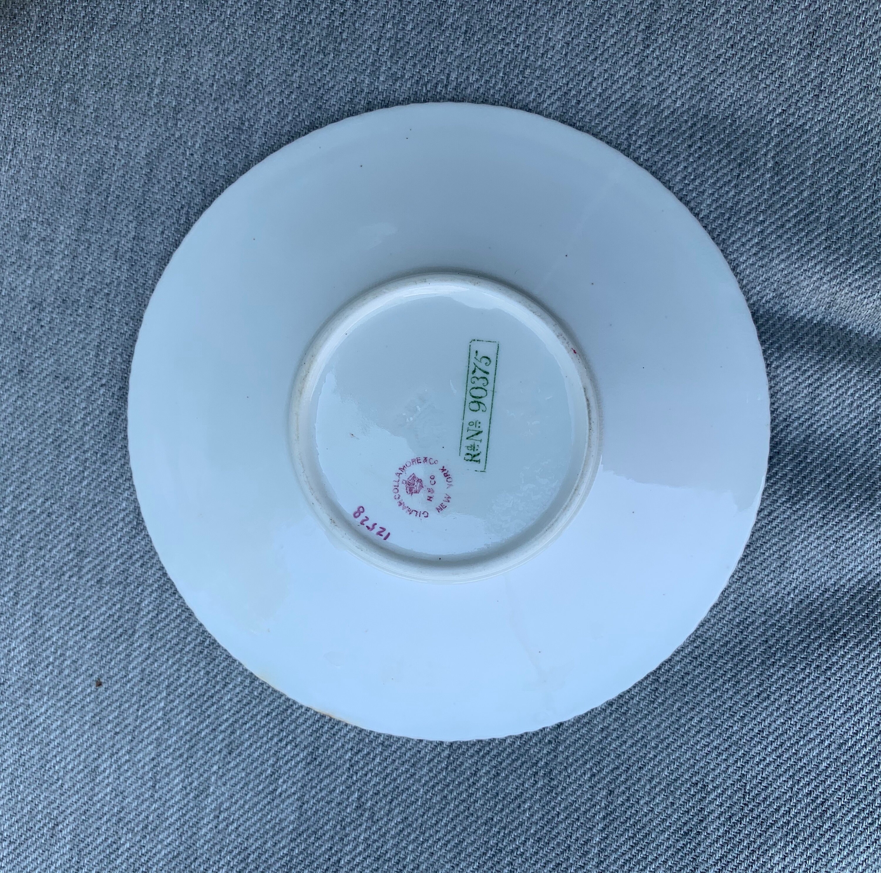 Gilman Collamore Tea Cup Saucer Gold Dot H & Co. New York | Etsy