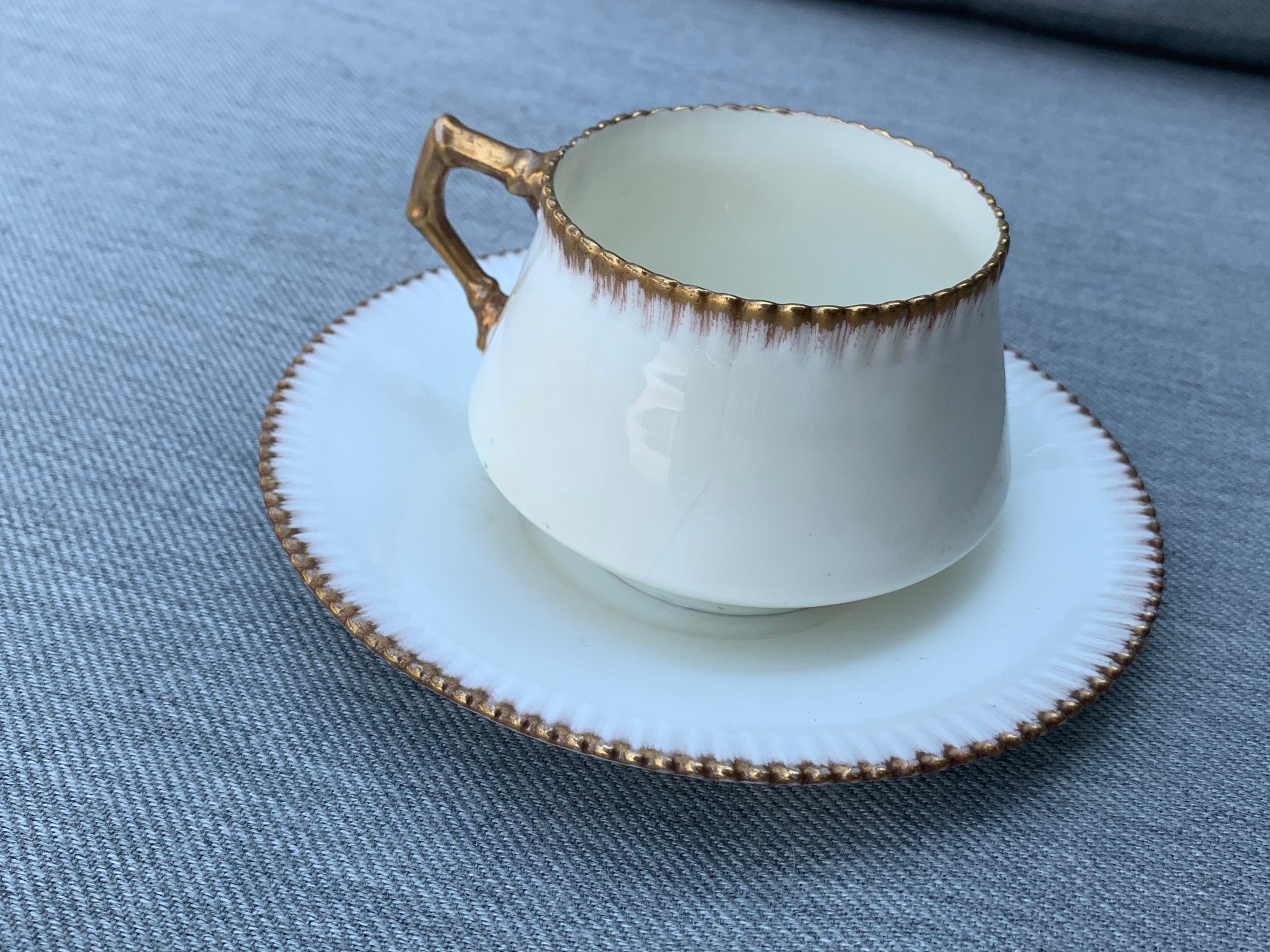 Gilman Collamore Tea Cup Saucer Gold Dot H & Co. New York Numbered - Etsy
