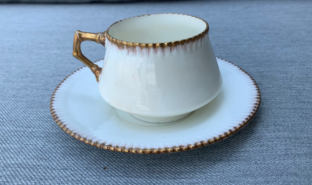 Gilman Collamore Tea Cup Saucer Gold Dot H & Co. New York Numbered - Etsy