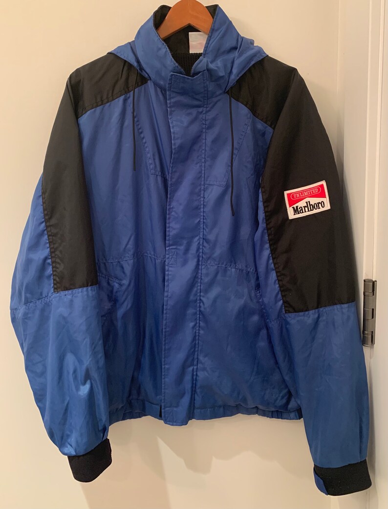 Vintage Marlboro Unlimited Rain Wind Coat Jacket - Etsy Vintage Marlboro Unlimited Rain Wind Coat Jacket - Etsy