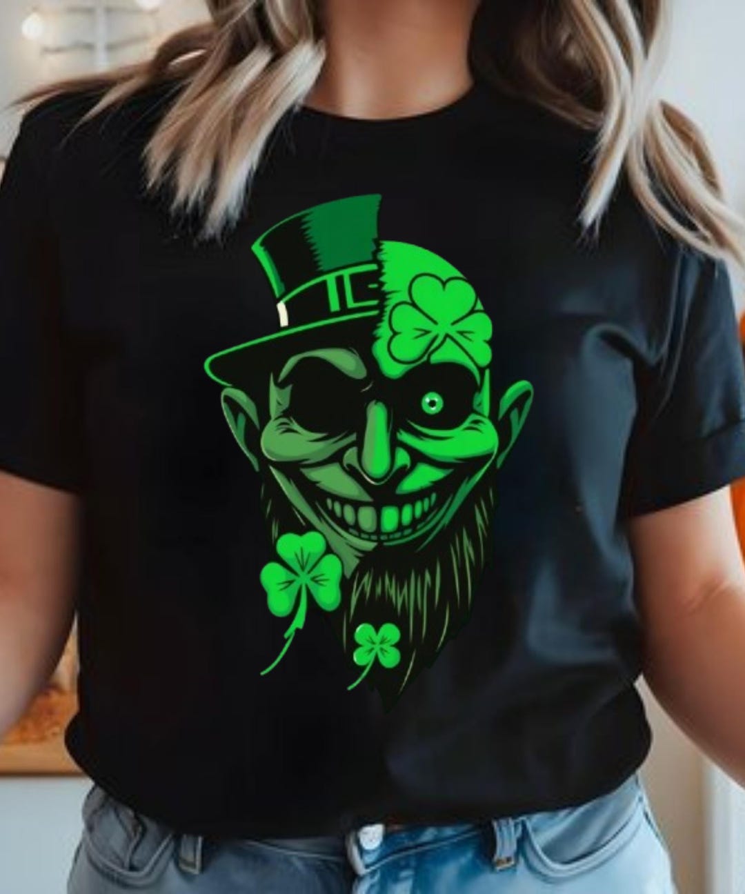 St. Patrick’s Day Png+svg،evil Leprechaun Skull, Lucky Clover Hat ...