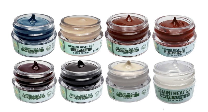 Complete Set of EIGHT Custom Gemini Heat Set Paints - Etsy
