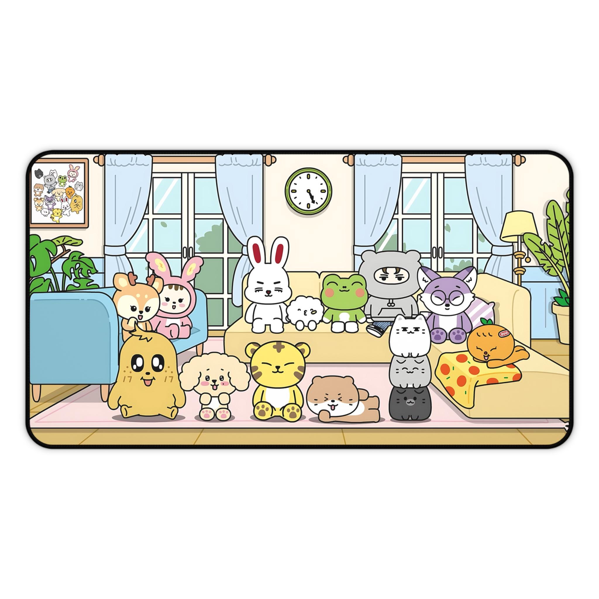 SVT Miniteen Desk Mat KPOP Seventeen Cartoon Desk Mouse Pad Decor for ...