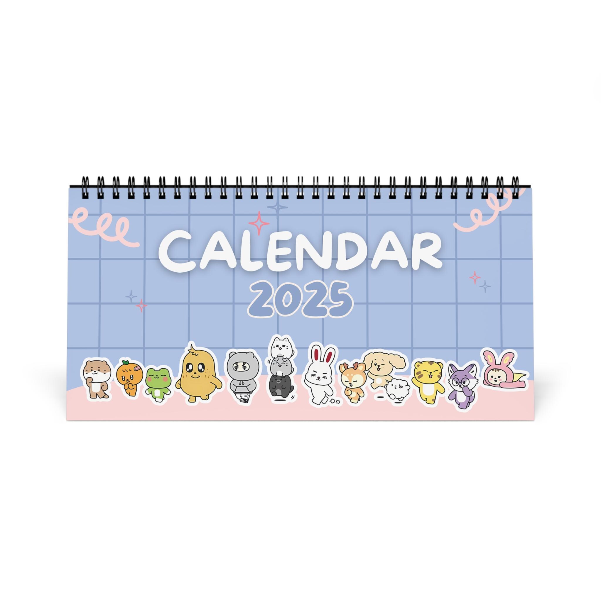 SVT Miniteen 2025 Desk Calendar KPOP 12 Months Cute Calendar for Home ...