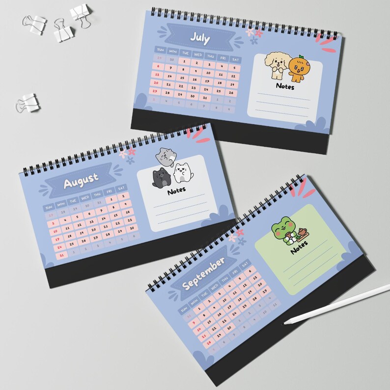 SVT Miniteen 2025 Desk Calendar KPOP 12 Months Cute Calendar for Home ...