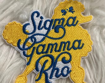 Sigma Gamma Rho Patch Embroidered Iron-on/sew-on Paraphernalia - Etsy