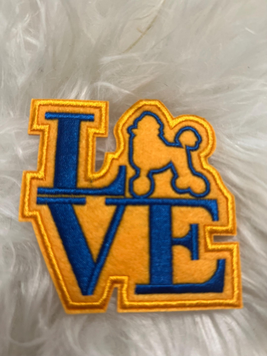 Sgrho Poodle Embroidered Patch – , 1922 Sigma Gamma Rho Sorority Iron-on/sew-on Paraphernalia ...