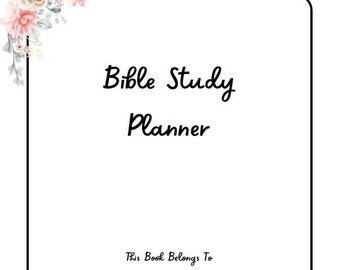 Daily Bible Study Planner With Prayer Journal for Personal Study ...
